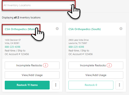 Locate A Product In Inventory – MotionMD Help Center